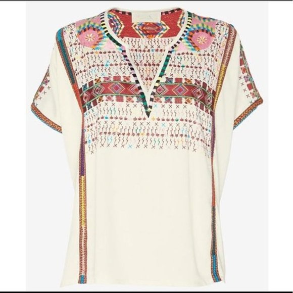 Love Sam | Tops | Love Sam Embroidered Top Sz Pxs | Poshmark